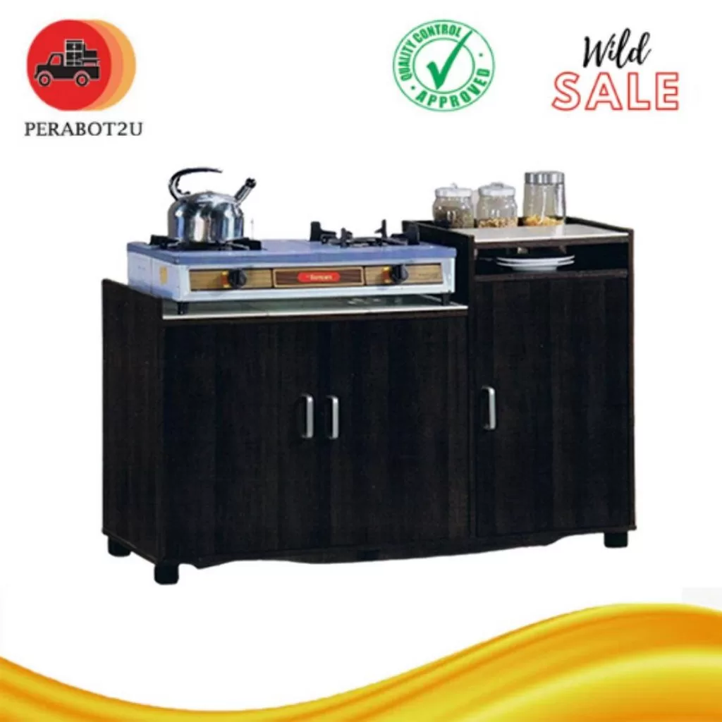 Gas Cabinet / Almari Dapur Gas Top Mozek - Perabot2u.com.my