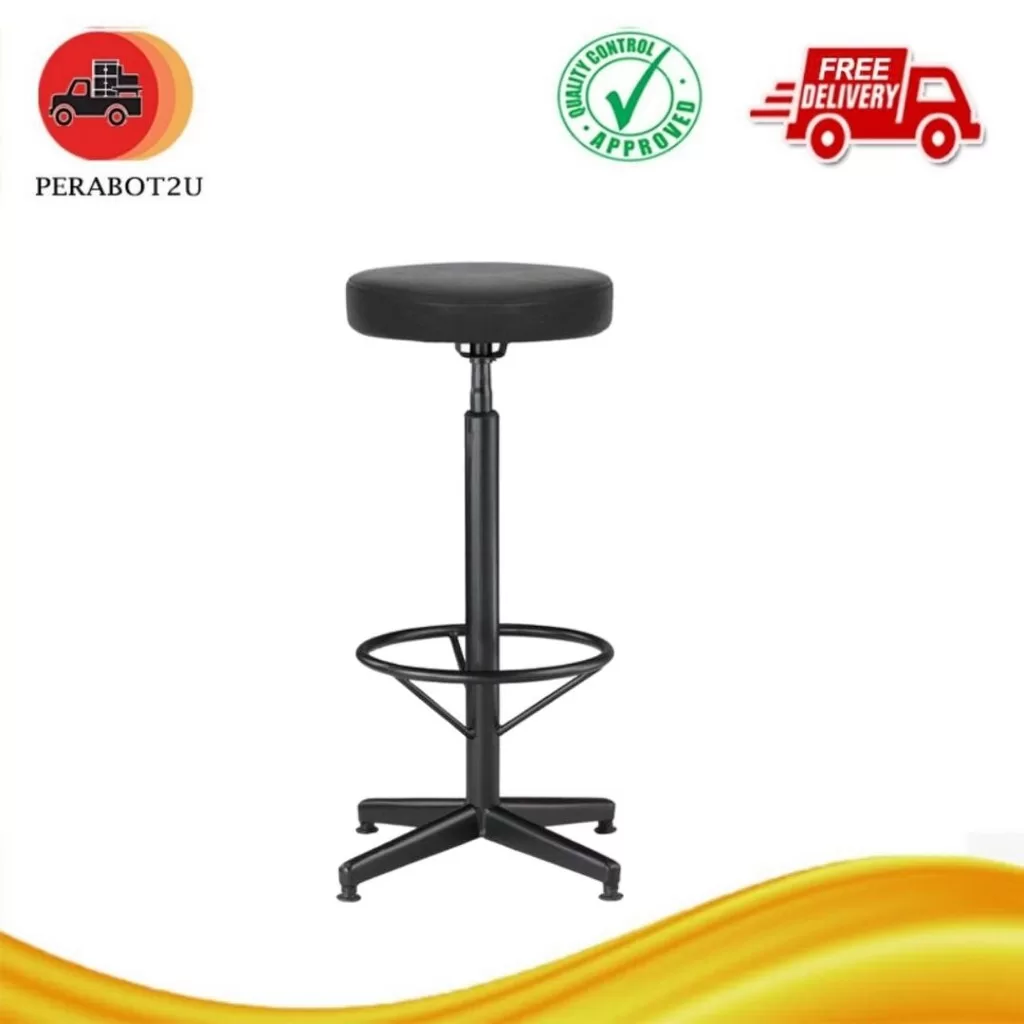 3V kerusi tinggi pvc/high bar stool pvc - Perabot2u.com.my