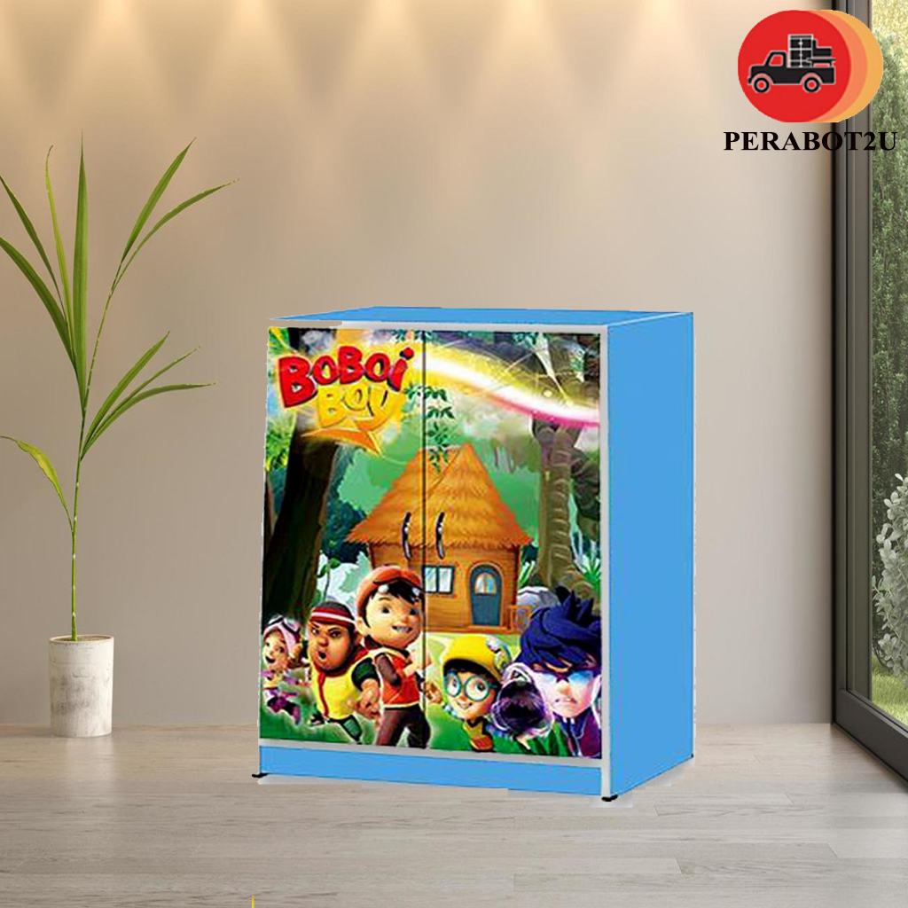 EL Almari Kartun 2 Pintu / 2 Door Cartoon Cabinet - Perabot2u.com.my