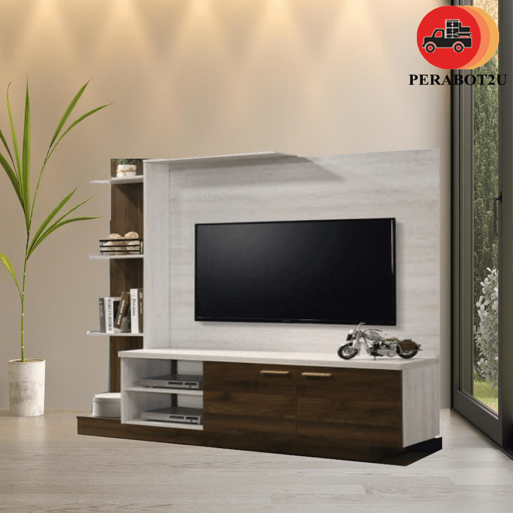 WEWE Almari TV/ TV Divider Cabinet - Perabot2u.com.my